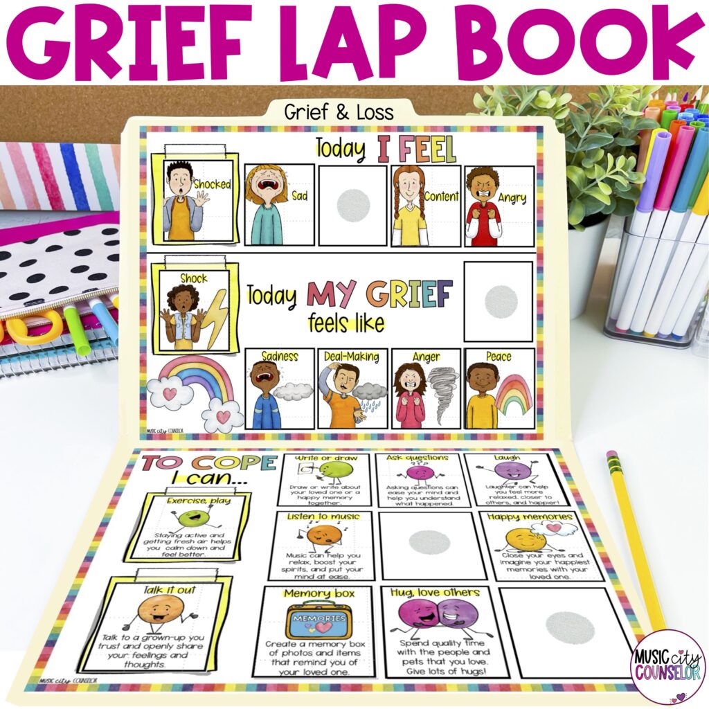 Grief & Loss Lap Book - Music City Counselor
