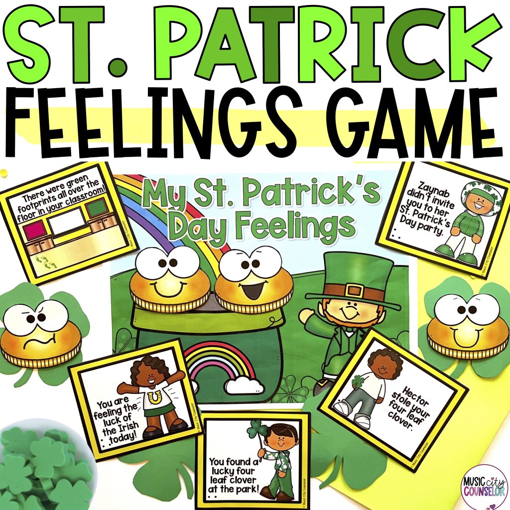 St. Patrick's Day Feelings Game - Music City Counselor