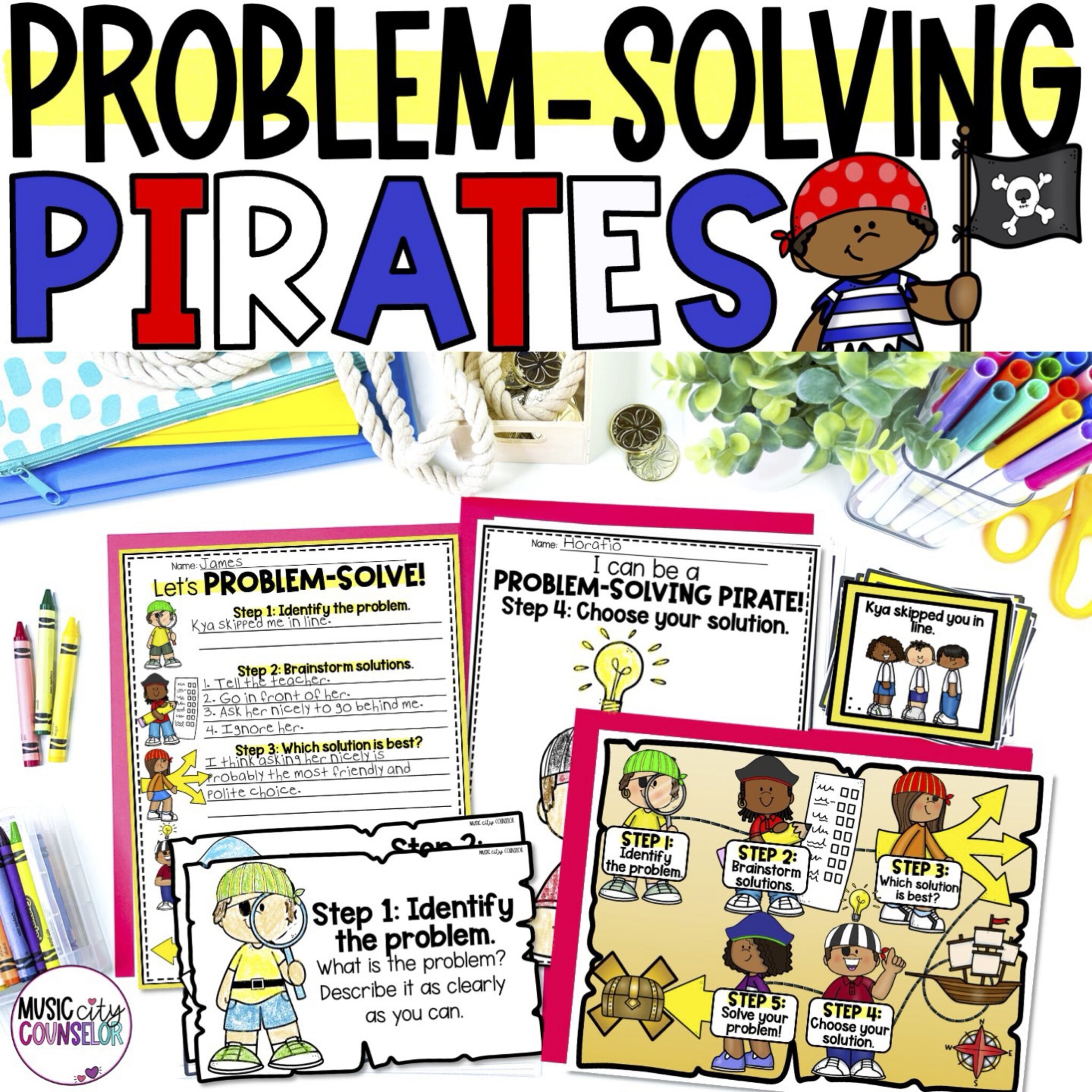 Problem-Solving Pirates Lesson - Music City Counselor