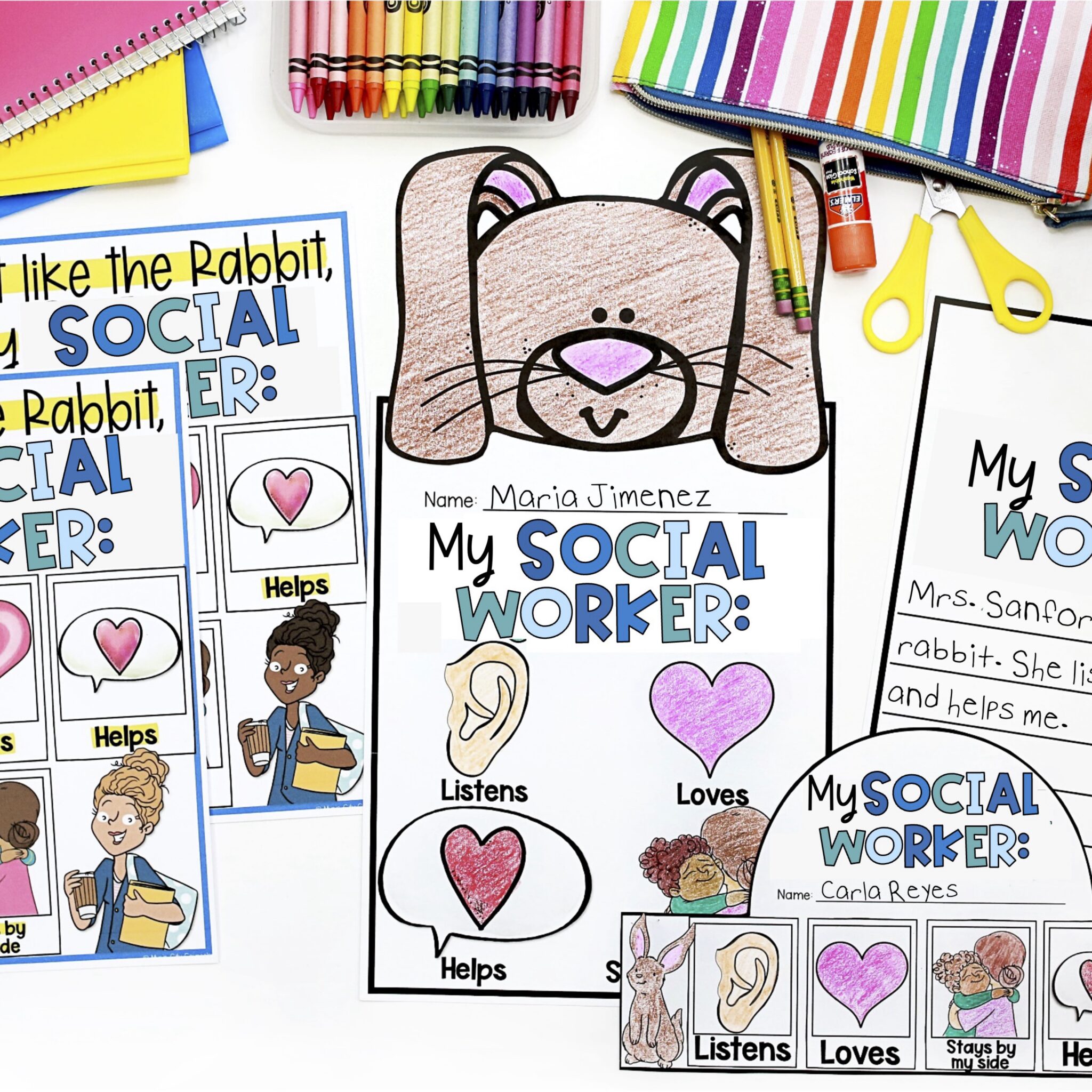 Meet the Social Worker Bundle - Music City Counselor