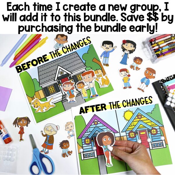 Elementary Small Group Counseling Curriculum Growing Bundle - Music ...