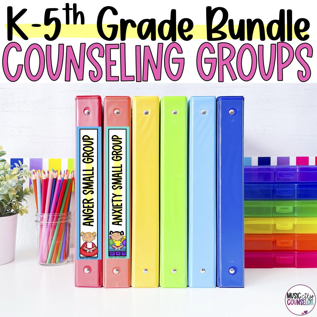 Small Group Counseling Curriculum Growing Bundle - Music City Counselor