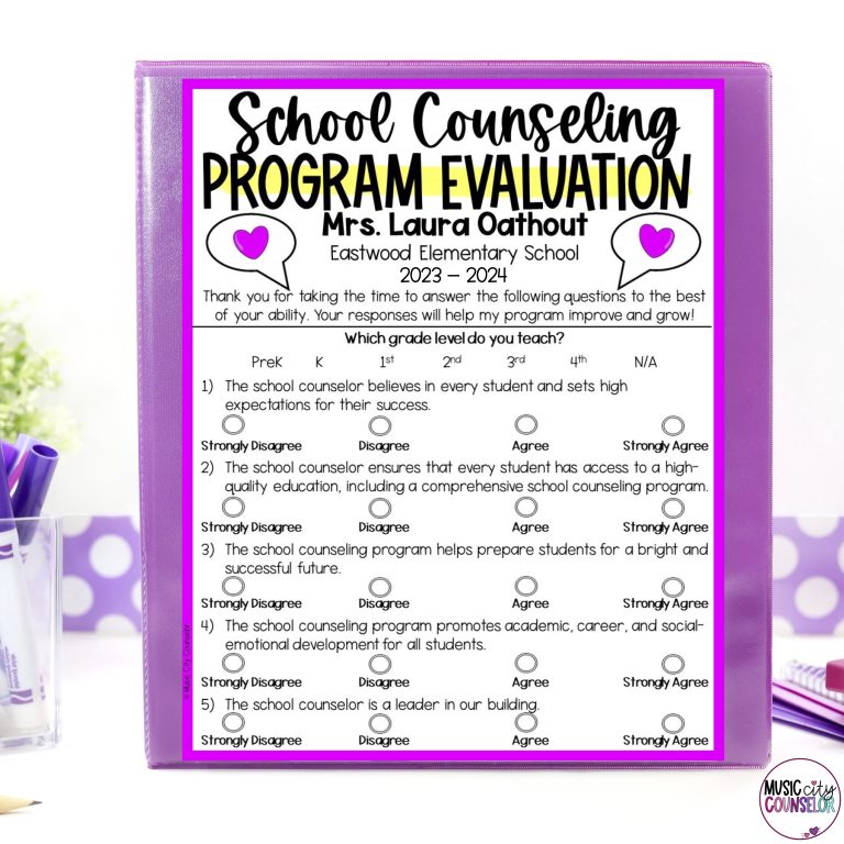 End of Year School Counseling - Music City Counselor