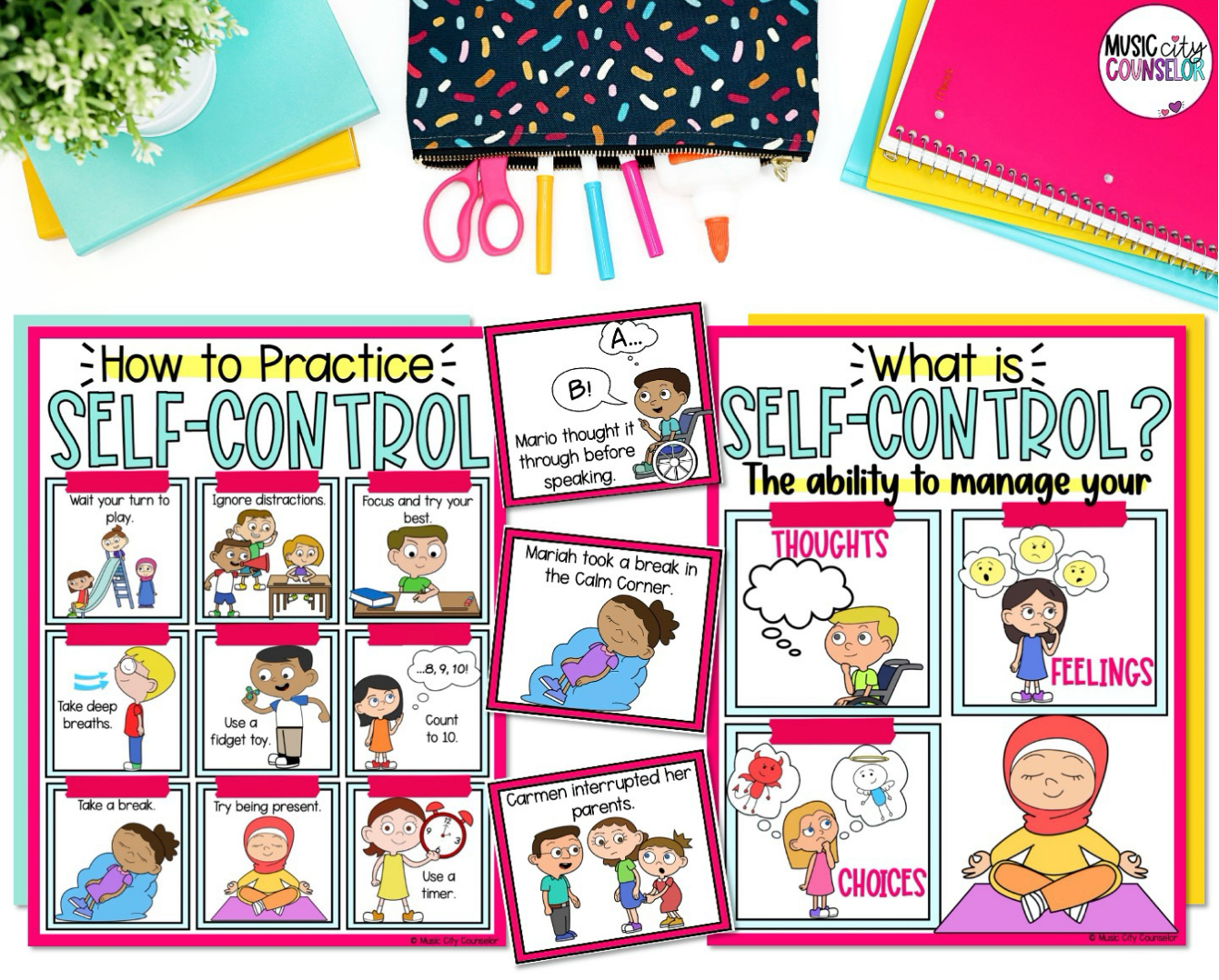 4 Engaging Self-Control Activities Perfect for Elementary Counseling ...