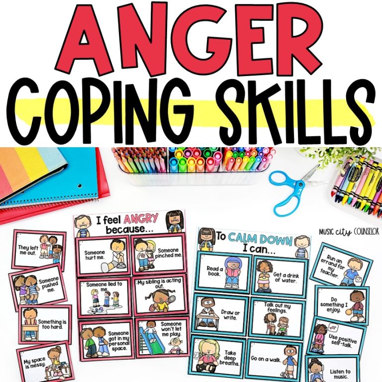 Anger Triggers & Coping Skills Activity - Music City Counselor