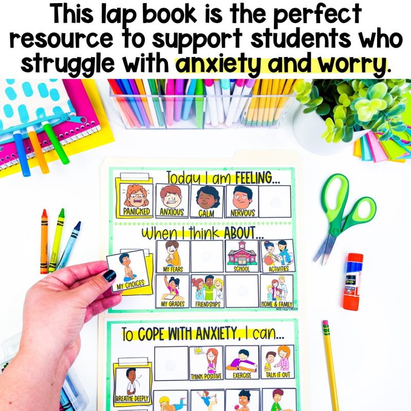 Anxiety Lap Book - Music City Counselor