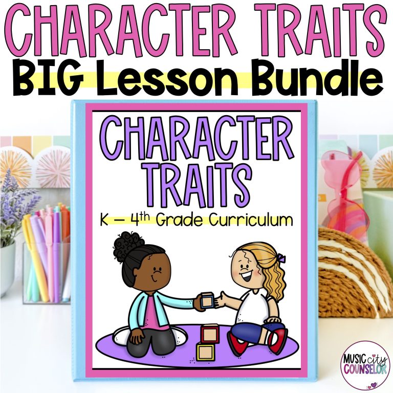 Character Traits BIG Bundle - Music City Counselor