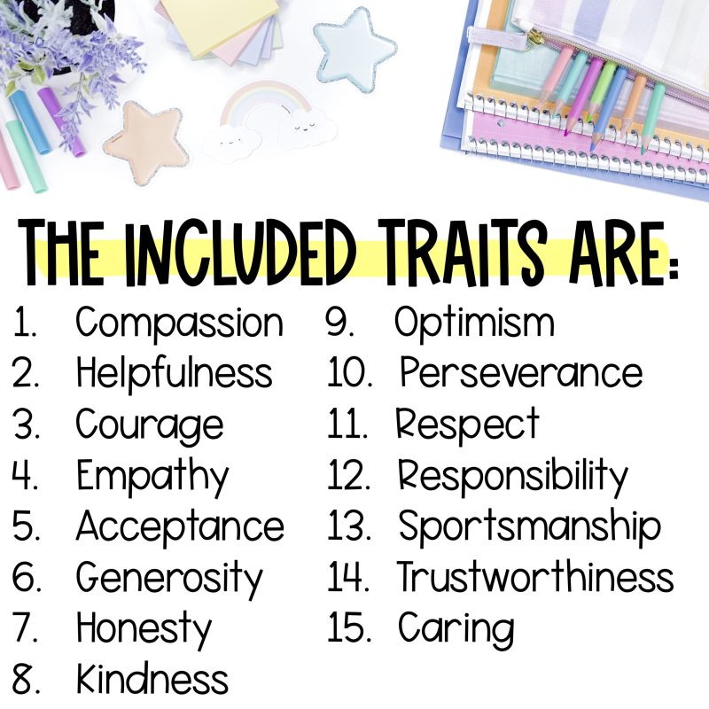Character Traits BIG Bundle - Music City Counselor