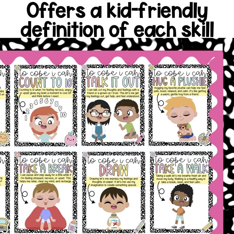 Coping Skills Posters & Bulletin Board - Music City Counselor