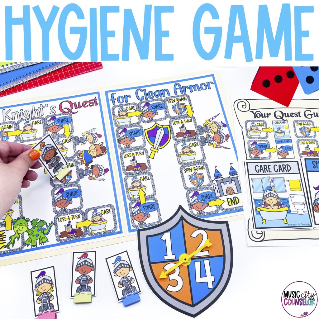 Personal Hygiene Folder Game - Music City Counselor