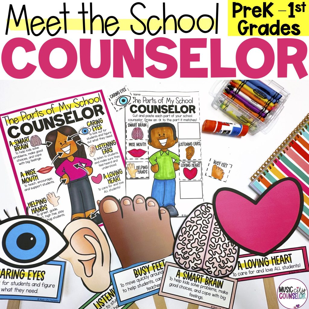Meet the School Counselor PreK, Kindergarten, & 1st Grade Lesson ...