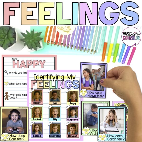 Identifying Feelings & Emotions Lesson - Music City Counselor