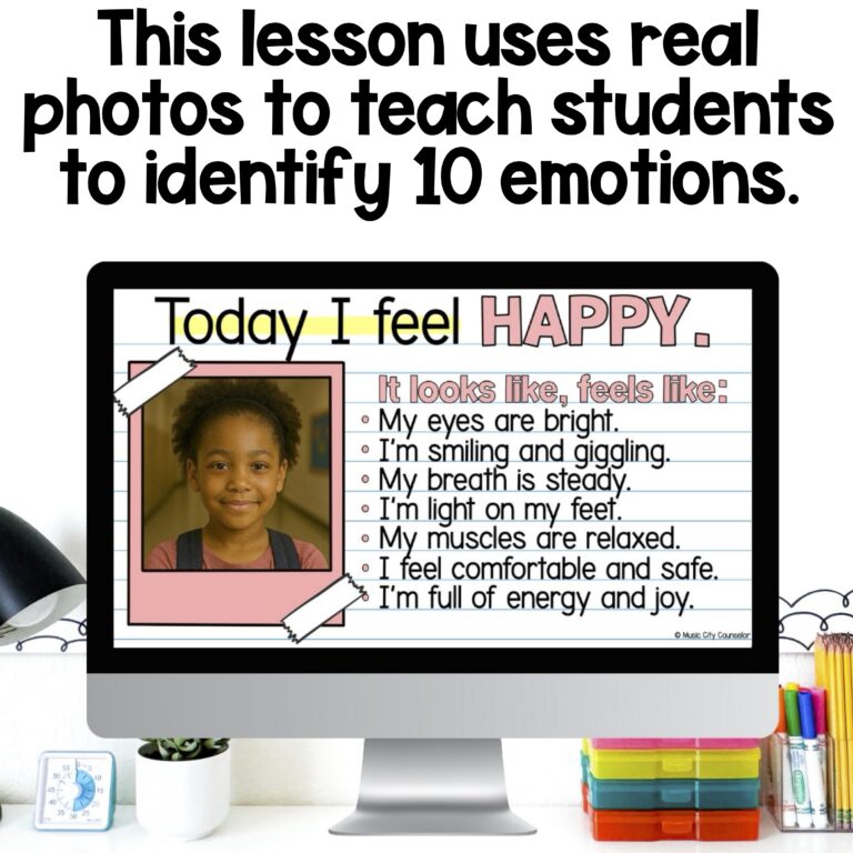 Identifying Feelings & Emotions Lesson - Music City Counselor