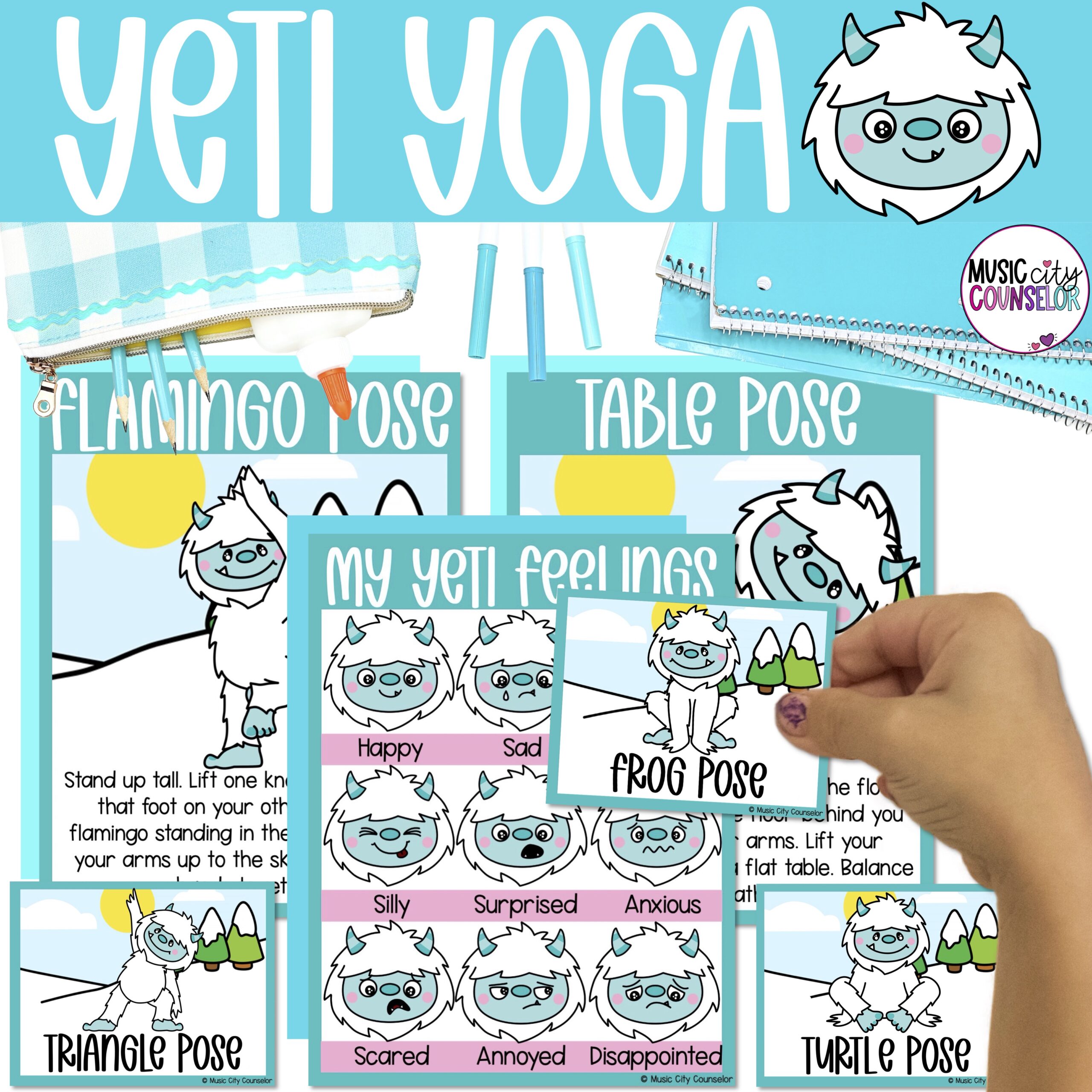 Yeti Yoga Lesson - Music City Counselor