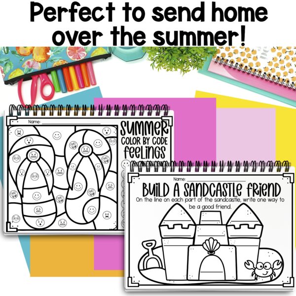 Summer SEL Review Workbook - Music City Counselor