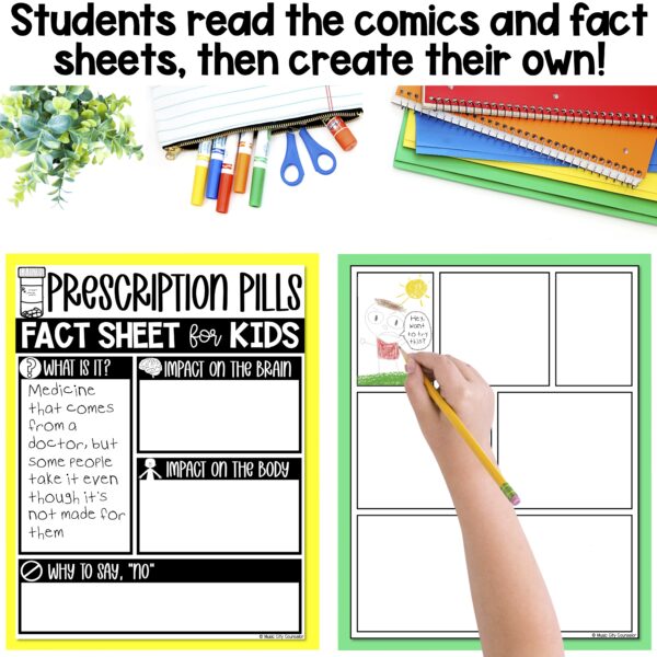 Drug Awareness & Substance Use Prevention Comics & Fact Sheets - Music ...
