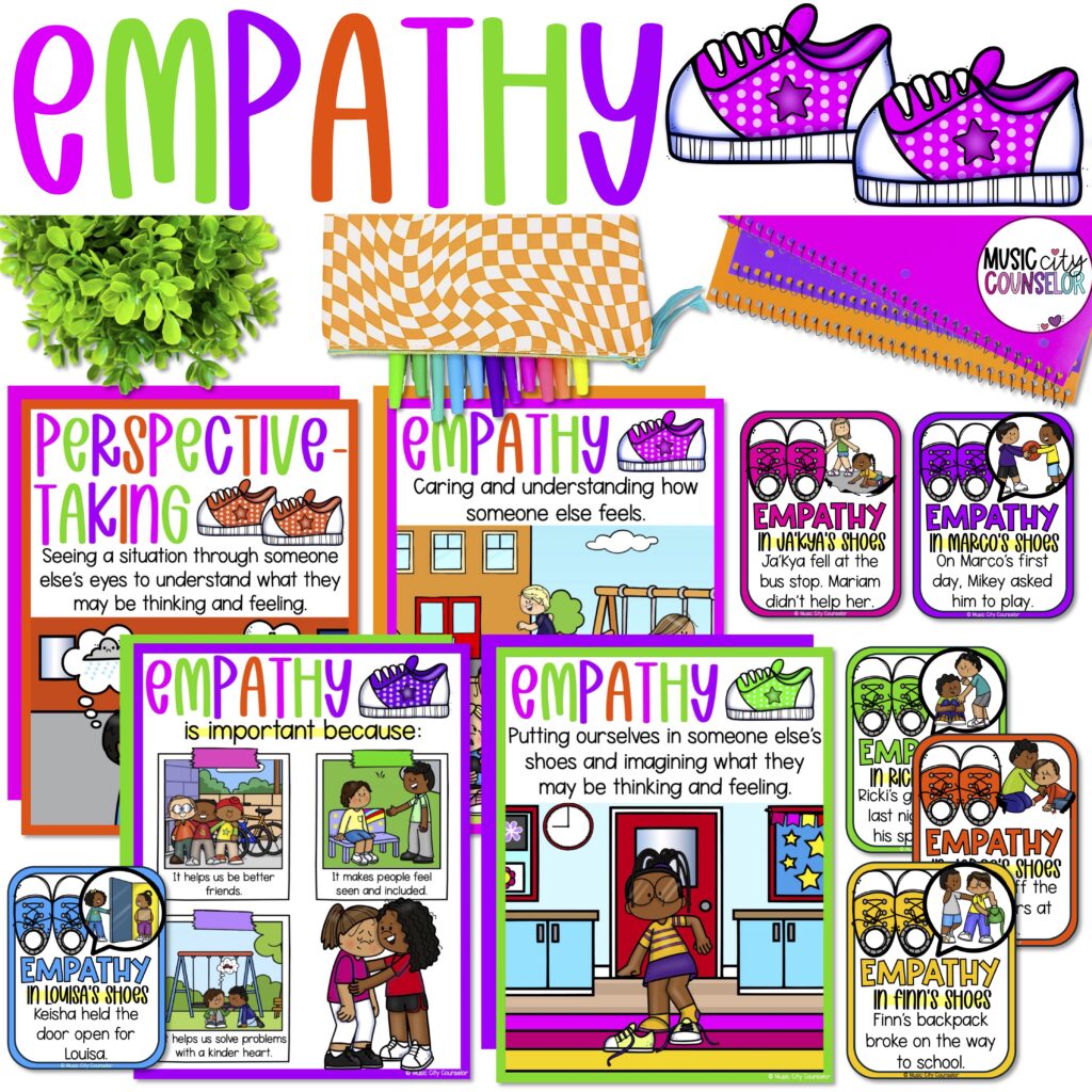 Empathy "In Their Shoes" Lesson - Music City Counselor