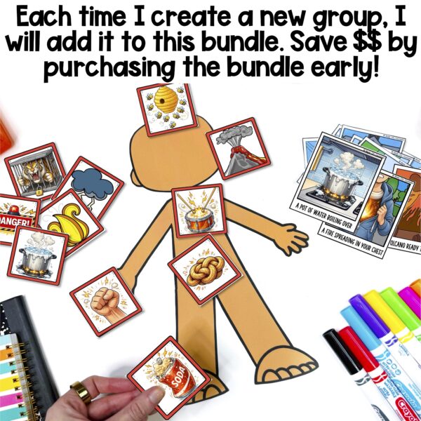 Middle School Small Group Counseling Curriculum Growing Bundle - Music ...