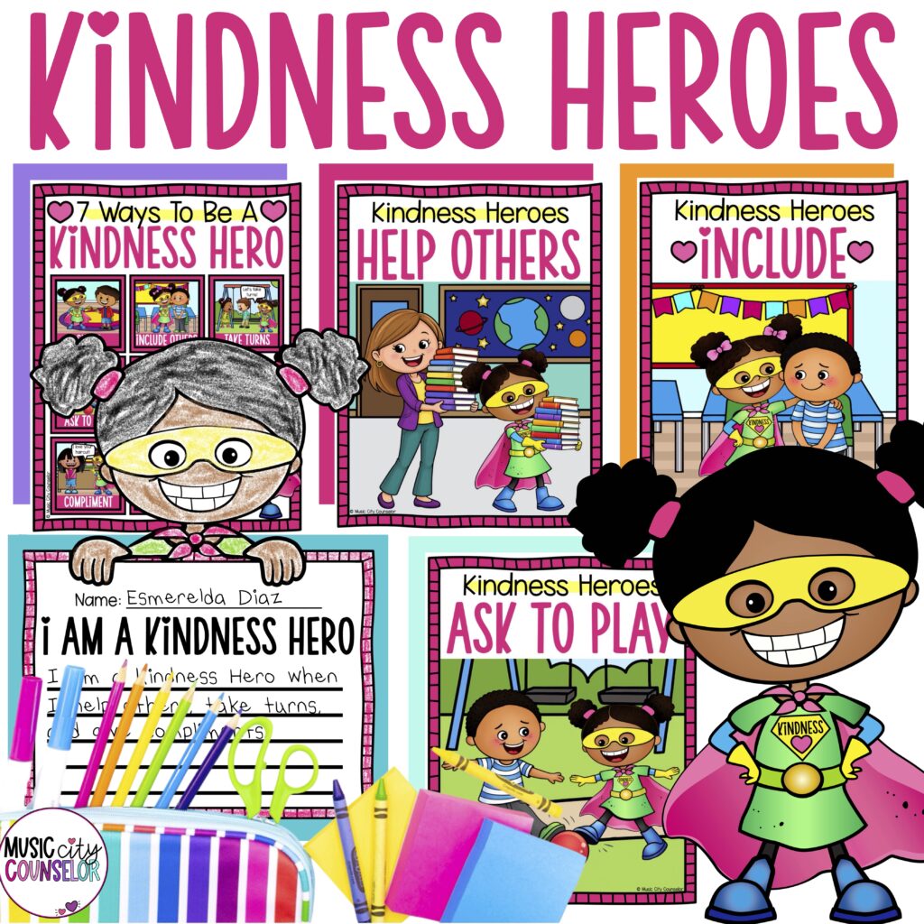 Keisha the Kindness Hero Lesson - Music City Counselor